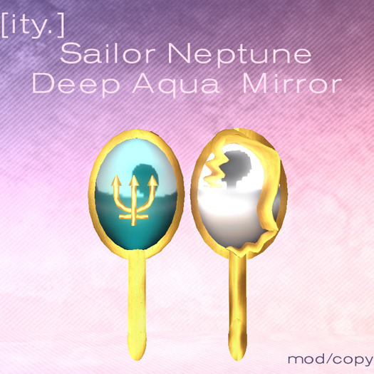 Second Life Marketplace - [ity.] Sailor Neptune Deep Aqua Mirror